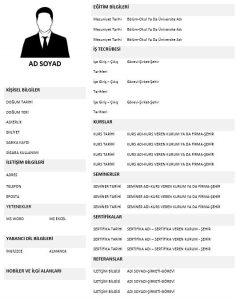 Word CV Hazırlama | 6+ Ücretsiz Şablon İndir 2022